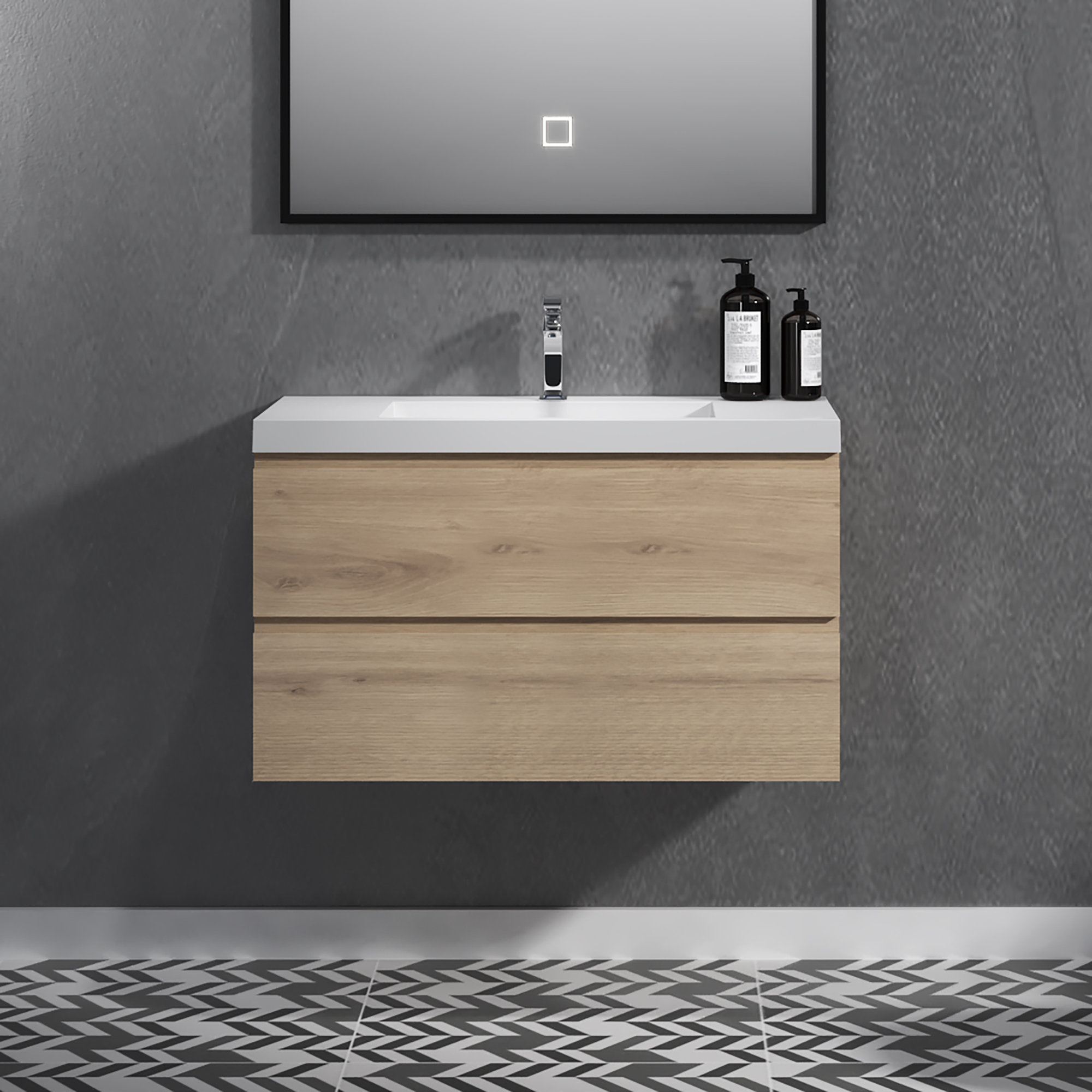 Ebern Designs Ciji 36 Single Bathroom Vanity with Vanity Top | Wayfair