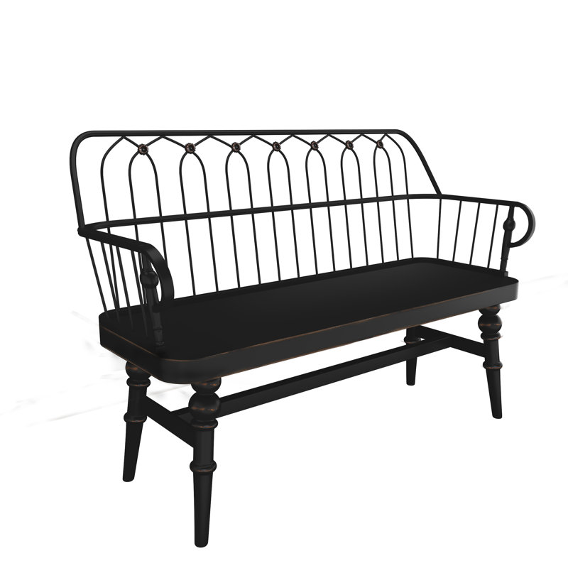 Charlton Home® Donlad Spindle Back Dining Bench | Wayfair