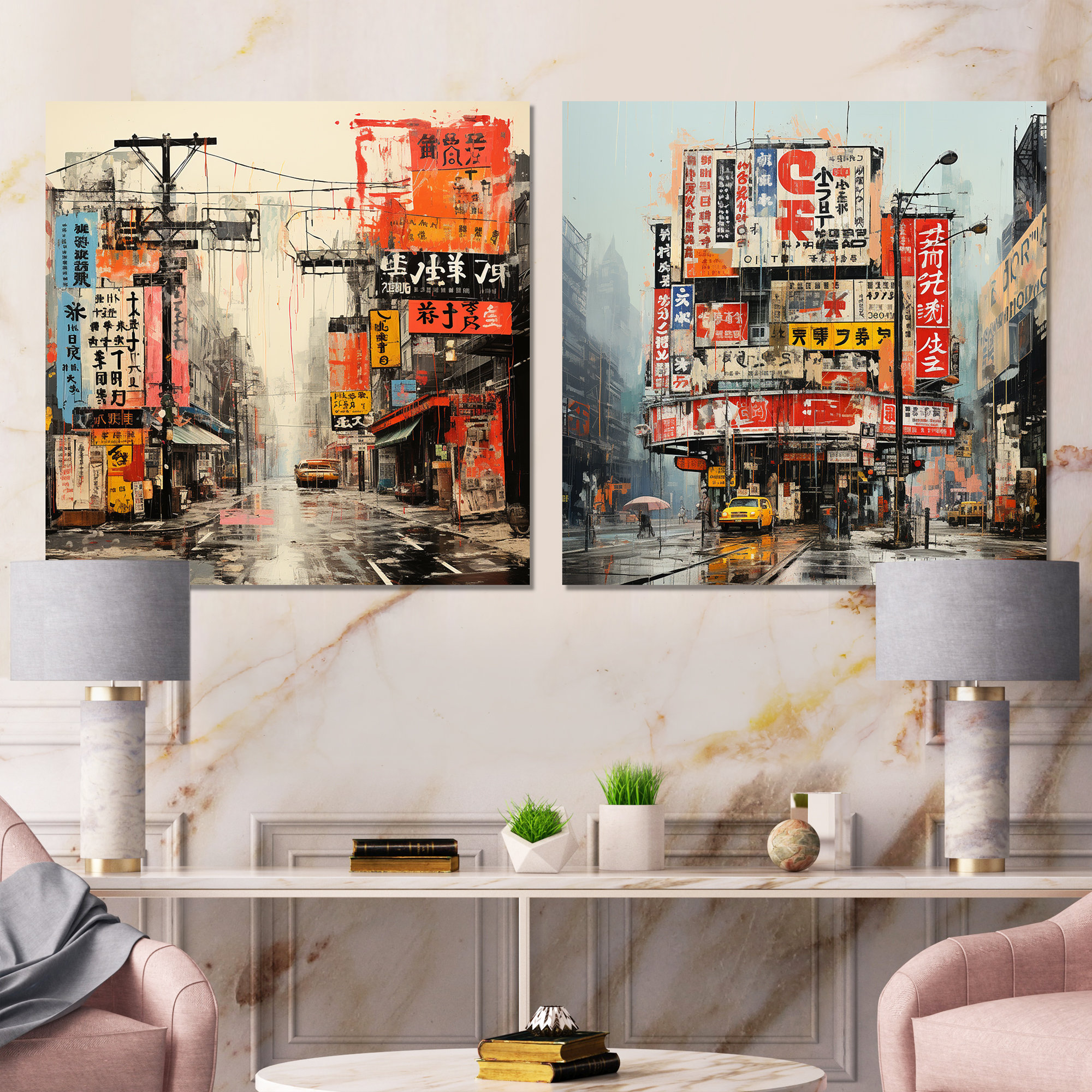 Trent Austin Design® Pop Art Beijing Cityscape Collage I - Beijing ...