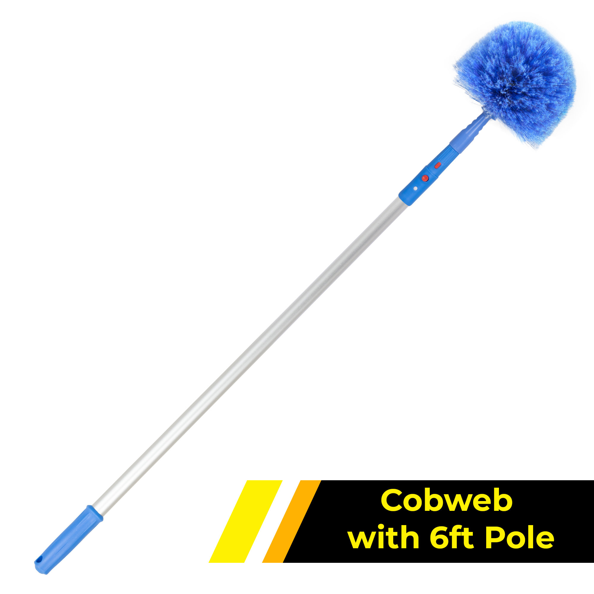 Gritt Commercial Cobweb Duster Brush, 6 11/16" Cobweb / Corner Duster ...