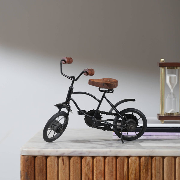 Williston Forge Decorative Metal Black Powder Coated Table Décor Cycles ...