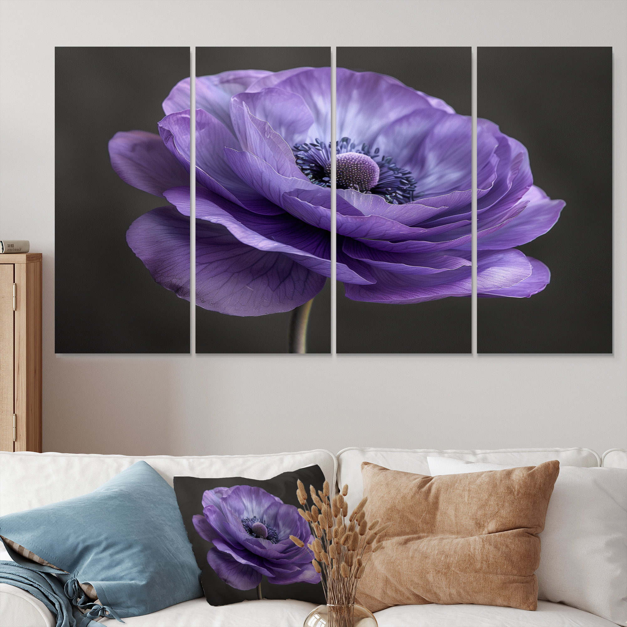 Mercer41 Black And Purple Ranunculus Nature Nuance II - Ranunculus ...