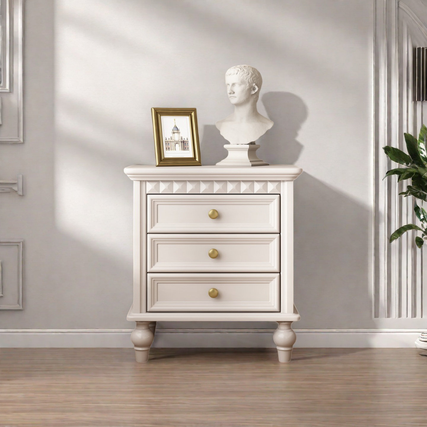 Darby Home Co Simple white bedroom cabinet | Wayfair