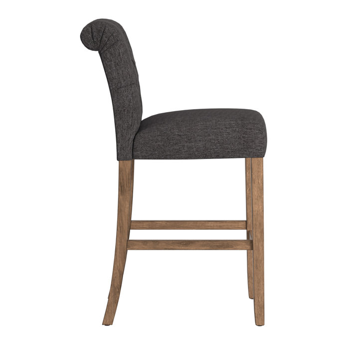 Lark Manor Alsadig Solid Wood Stool & Reviews | Wayfair