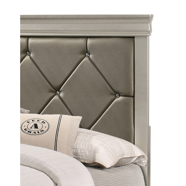 Red Barrel Studio® Brightdoon Silver Panel Bedroom Set Special 5 Bed ...