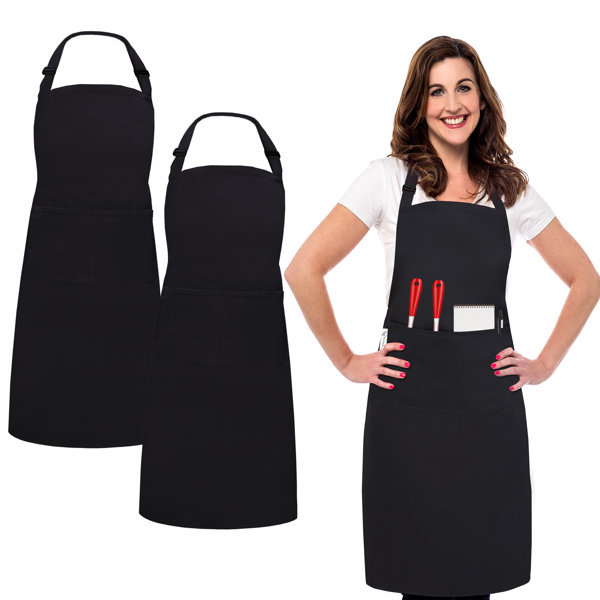 Ruvanti Aprons for Work Salon BBQ Extra Large Adjustable upto XXL with ...