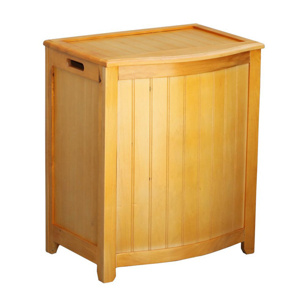 Darby Home Co Wood Laundry Hamper with Handles & Reviews | Wayfair