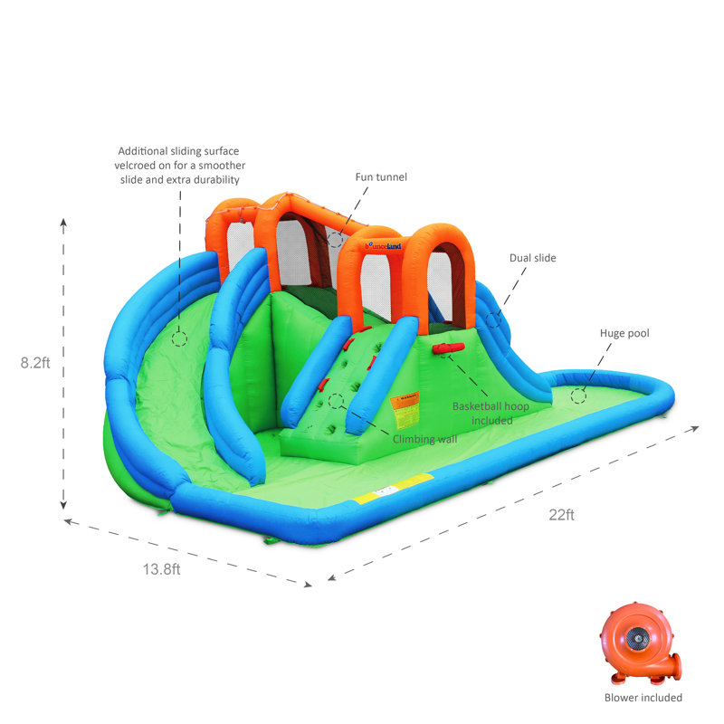 Bounceland Inflatable Island Bounce House & Reviews | Wayfair