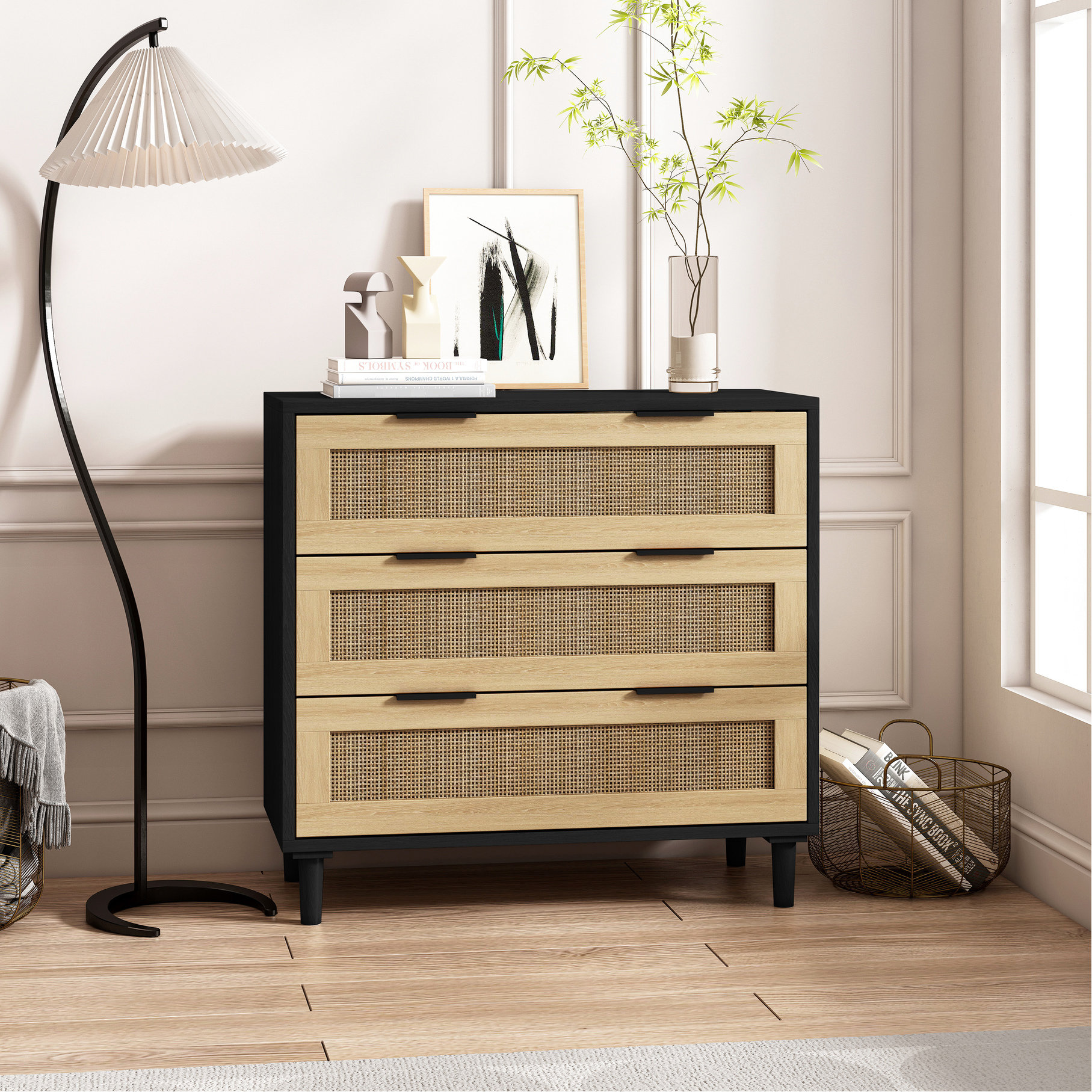 Bay Isle Home™ 3 Cabinet For Bedroom, Living Room, Dining Hallway ...