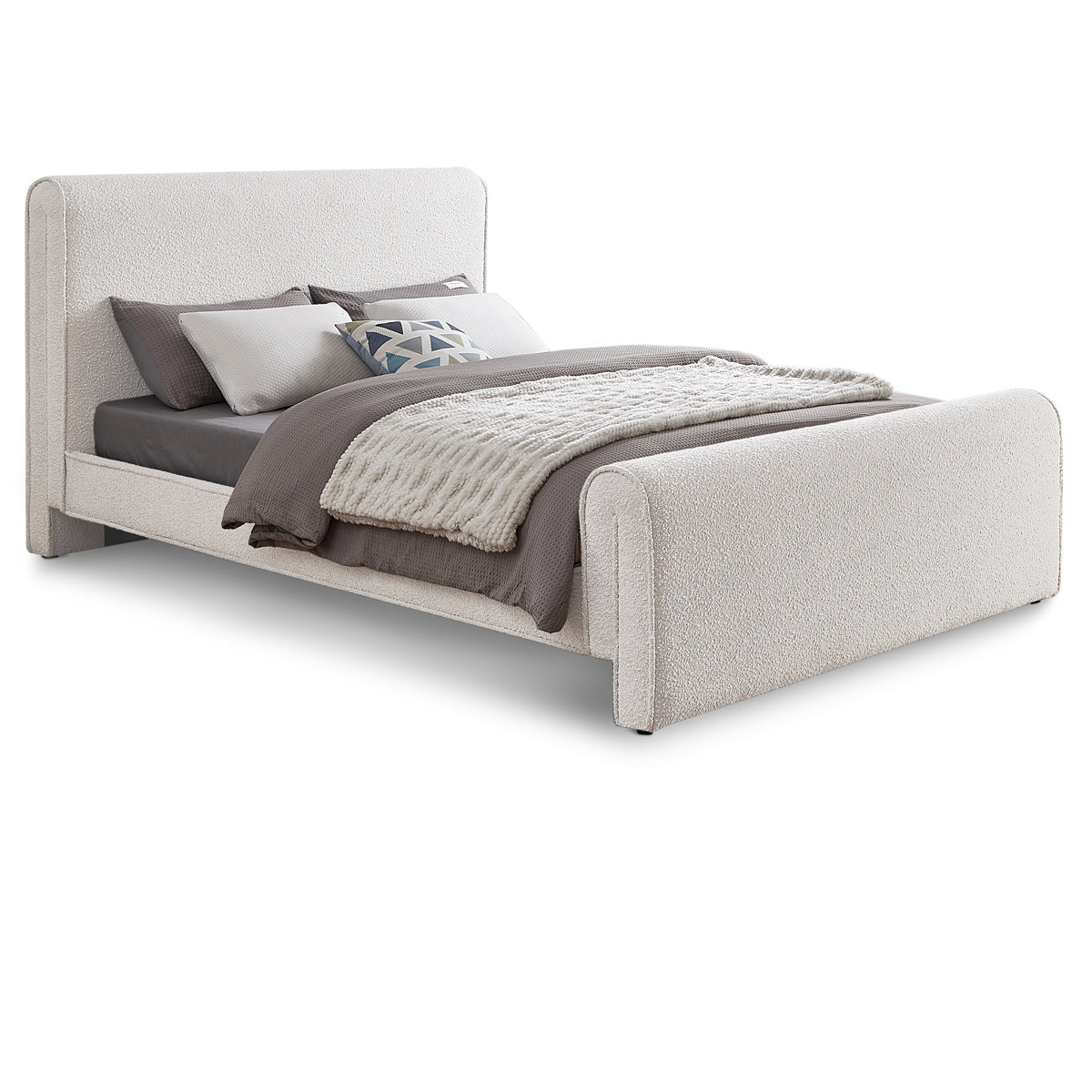 Wade Logan® Chaylin Upholstered Platform Bed & Reviews | AllModern