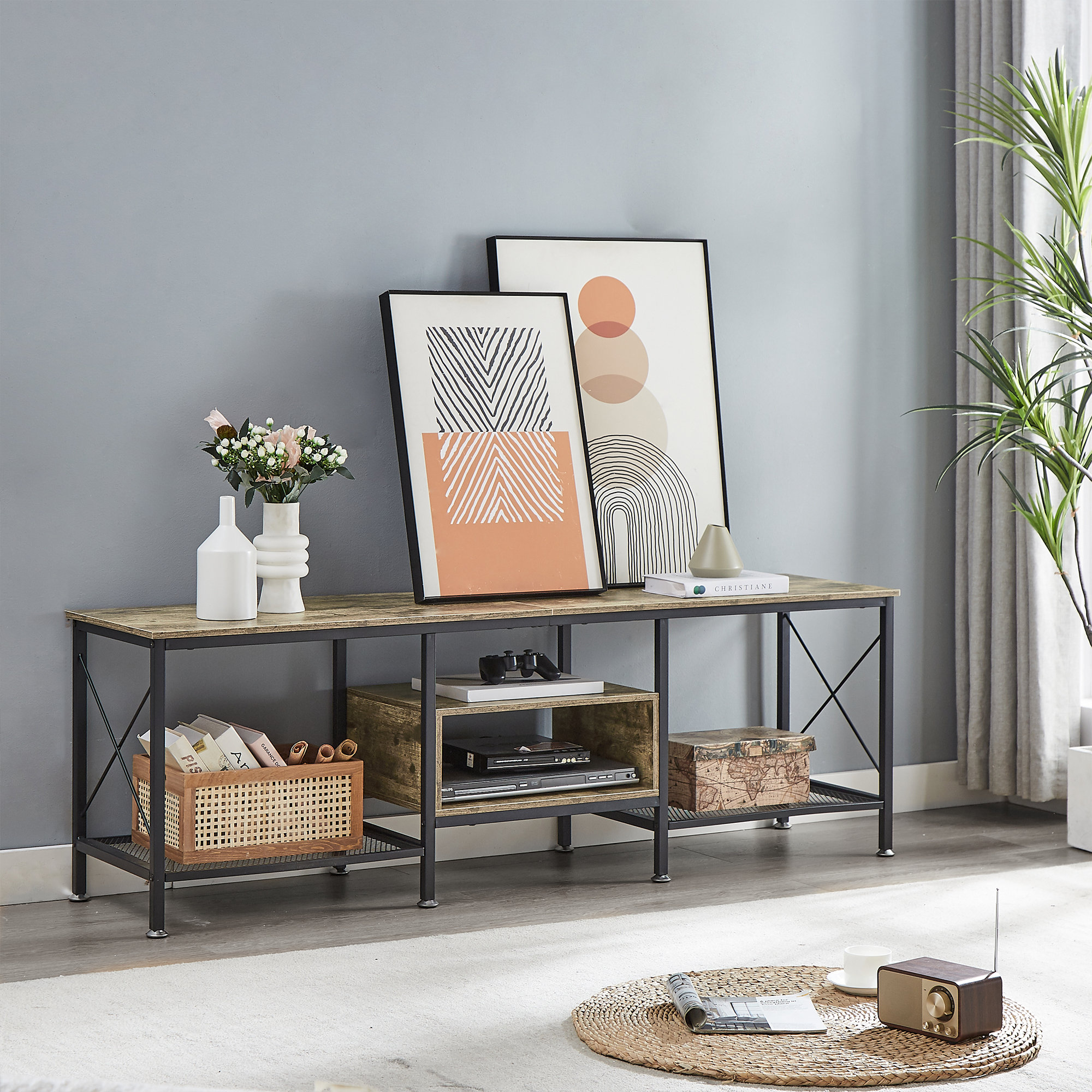 Trent Austin Design® Pursley TV Stand for TVs up to 75", Entertainment ...