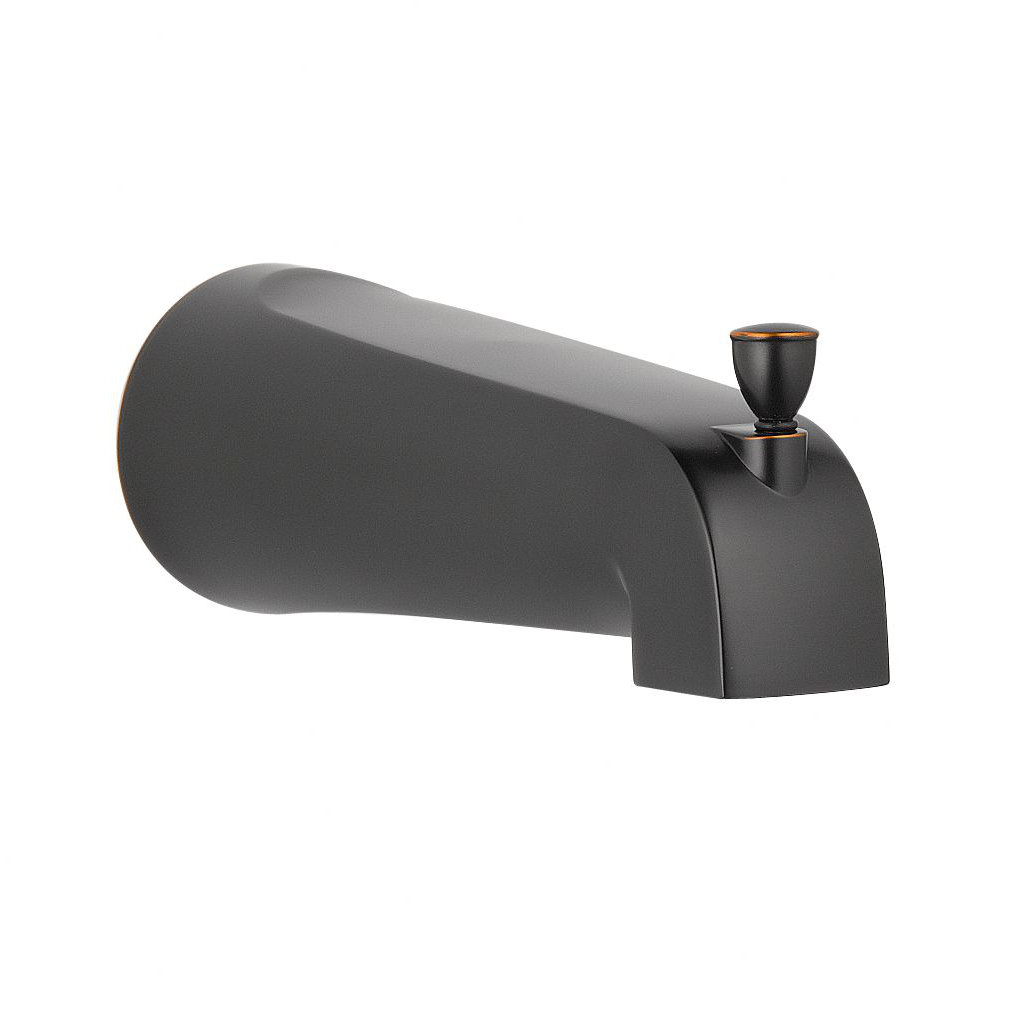 Delta Foundations Wall Mounted Tub Spout Trim with Diverter & Reviews ...