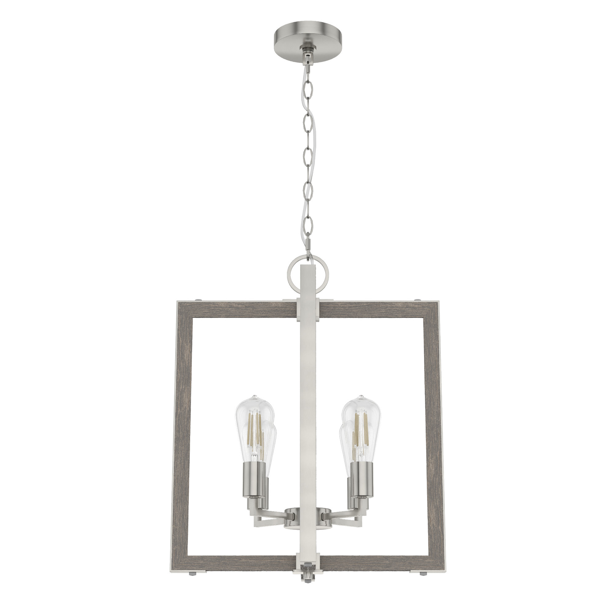 Hunter Fan Woodburn 4 Light 18 Inch Pendant Ceiling Light Fixture | Wayfair