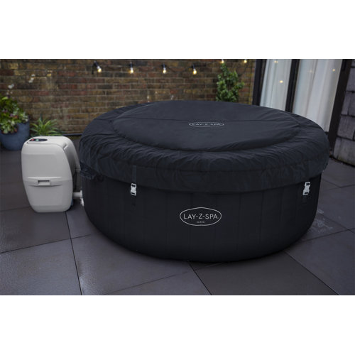 Lay-Z-Spa 120 - Jet Round Inflatable Hot Tub in Grey | Wayfair.co.uk