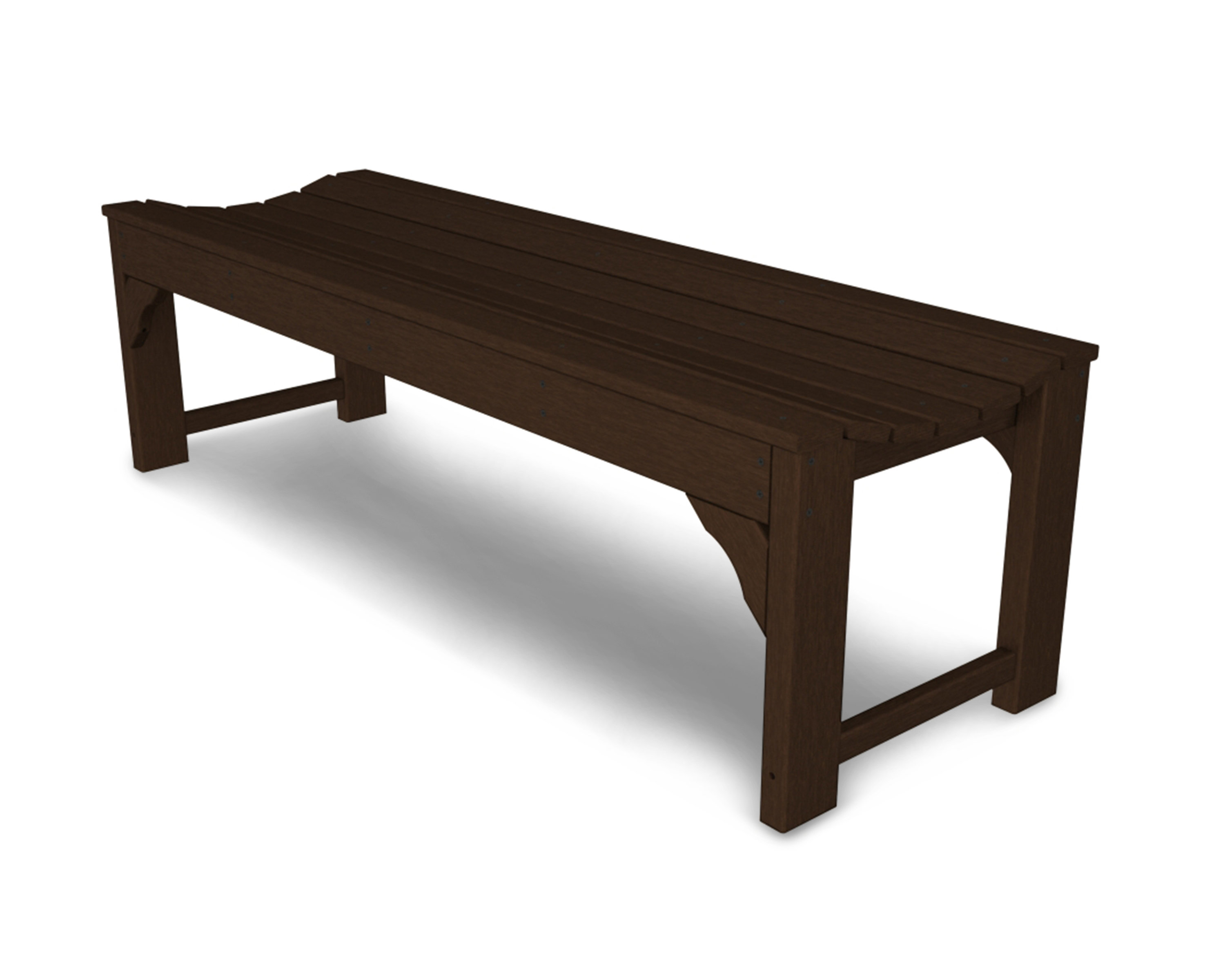 POLYWOOD® Traditional Garden Backless Bench & Reviews | Wayfair