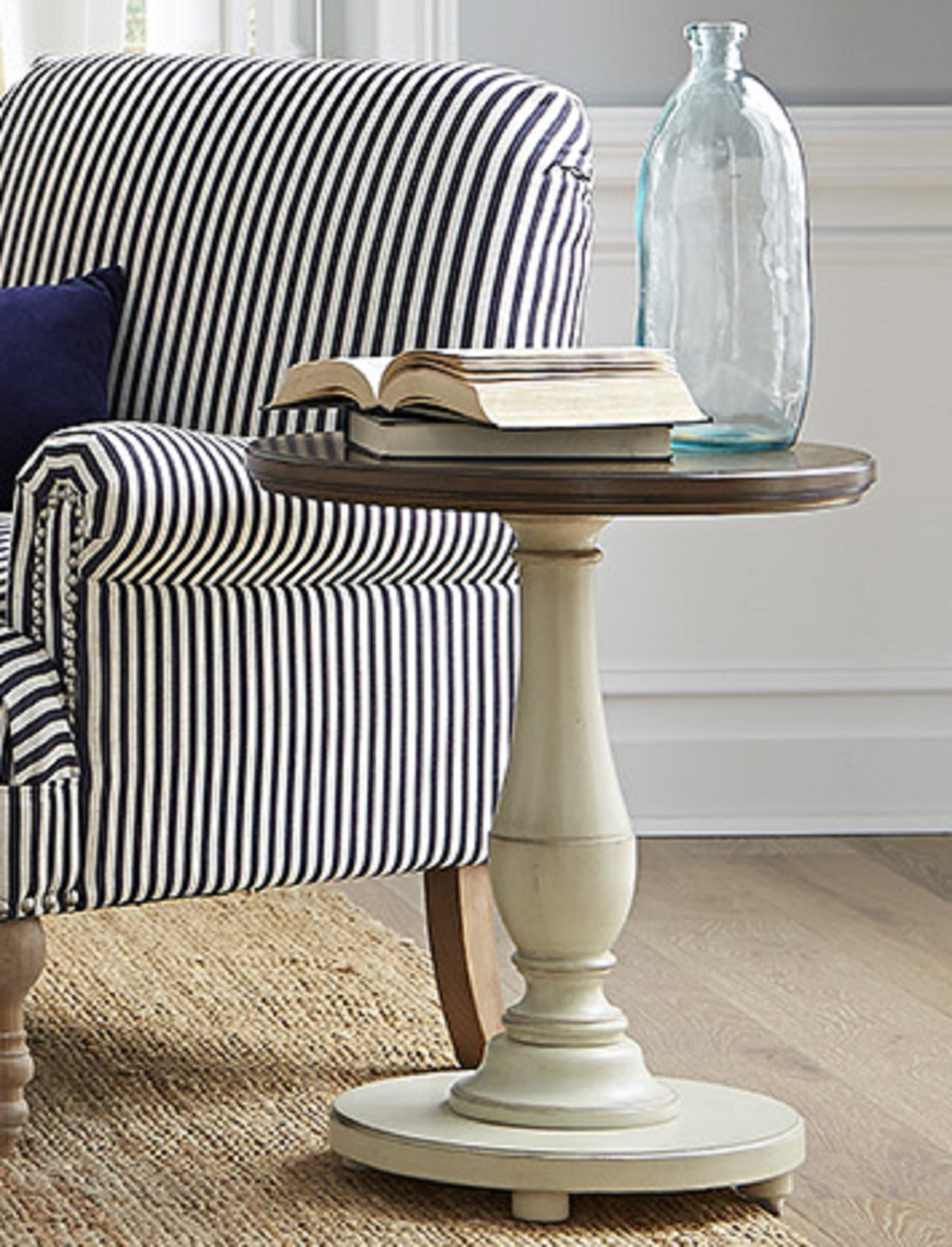 Charlton Home® Mullin Solid Wood Pedestal End Table & Reviews | Wayfair