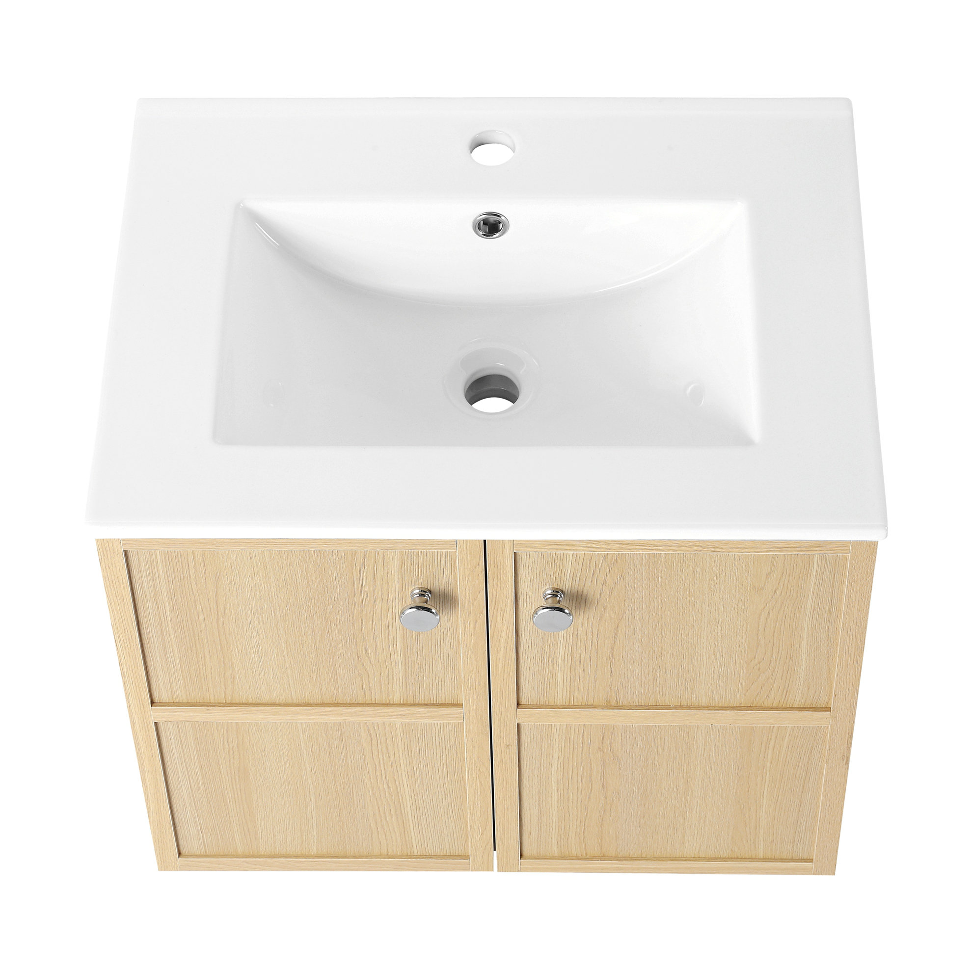 weixunguang Bathroom Vanity With Sink, Modern Wall-Mounted Floating ...