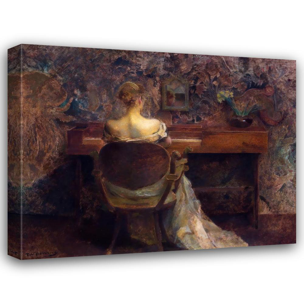 Alcott Hill® "The Spinet" by Thomas Wilmer Dewing - Gallery Wrap Canvas ...