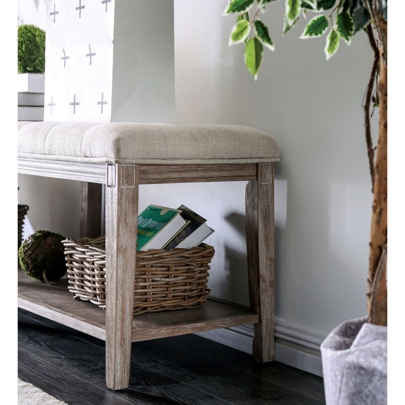 Laurel Foundry Modern Farmhouse Tynes 100% Linen Upholstered Storage ...