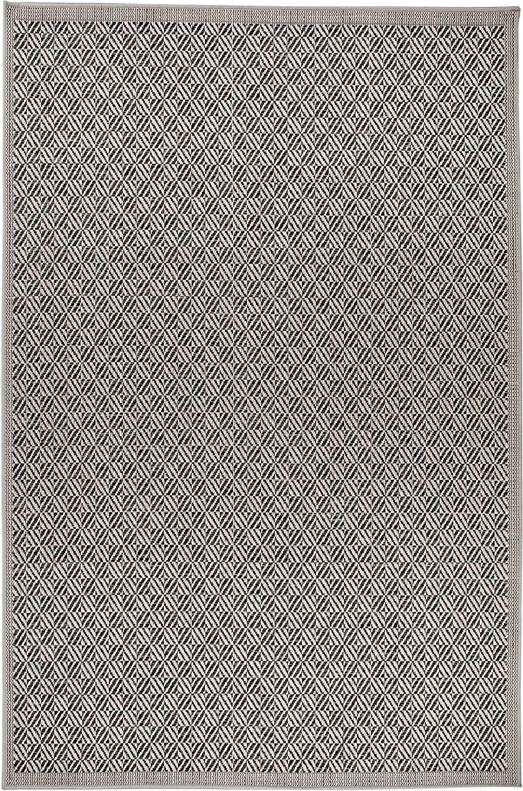 Latitude Run® Geometric Machine Woven Rectangle 5' x 7' Polypropylene ...