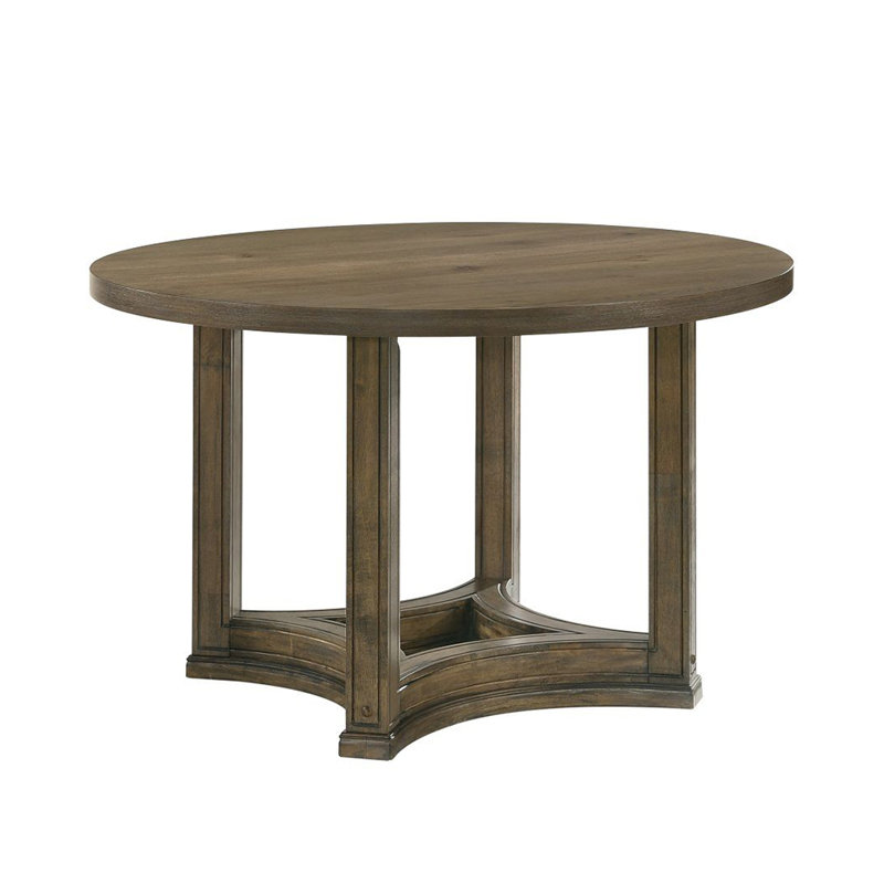 Lark Manor™ 47" Round Dining Table In Weathered Oak | Wayfair