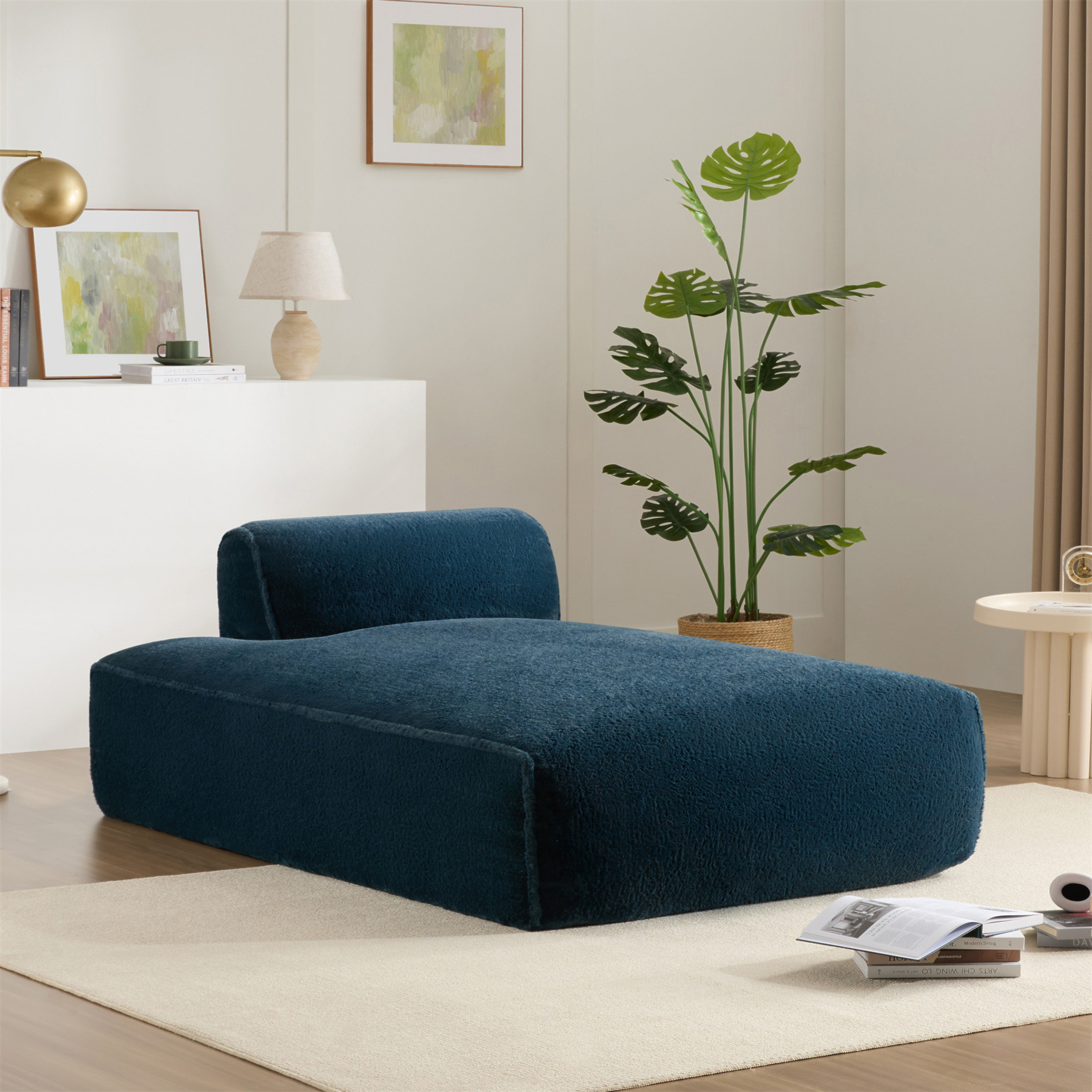 Wrought Studio™ 72"Oversized Modular Sofa,Fully Compressed,Right-Handed ...