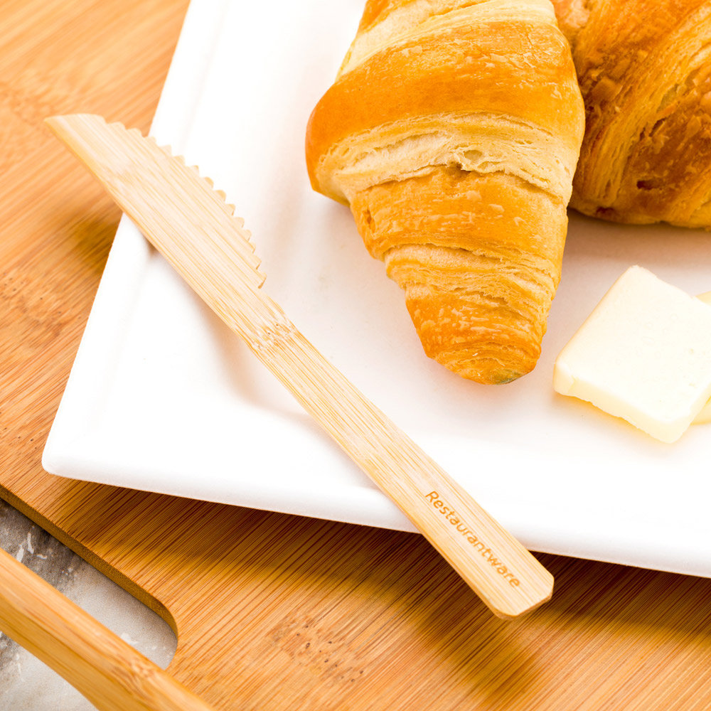 Restaurantware Disposable Bamboo Knives | Wayfair