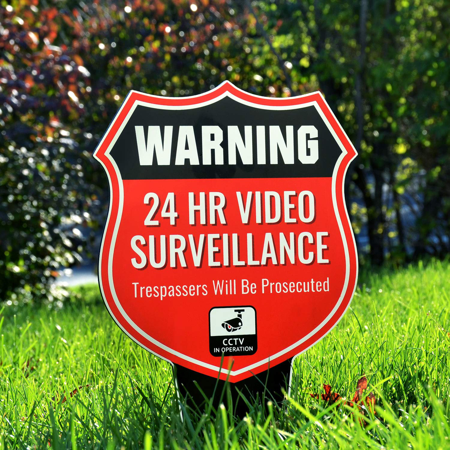 Bigtime Video Surveillance Sign - Wayfair Canada