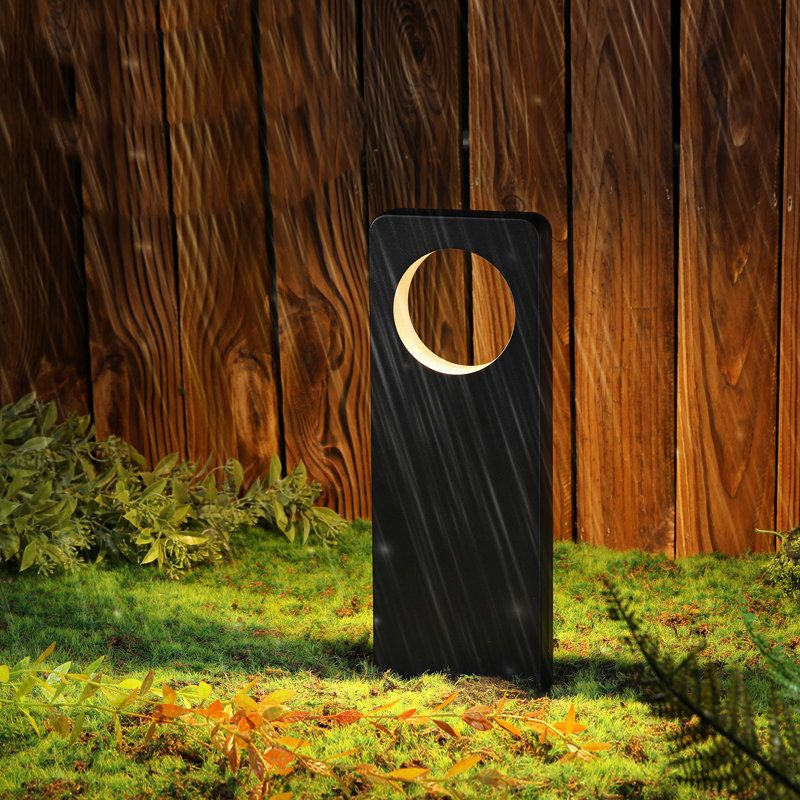 LEDVANS Black Integrated LED Metal Pathway Light | Wayfair