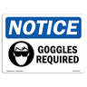 SignMission Goggles Required Sign with Symbol | Wayfair