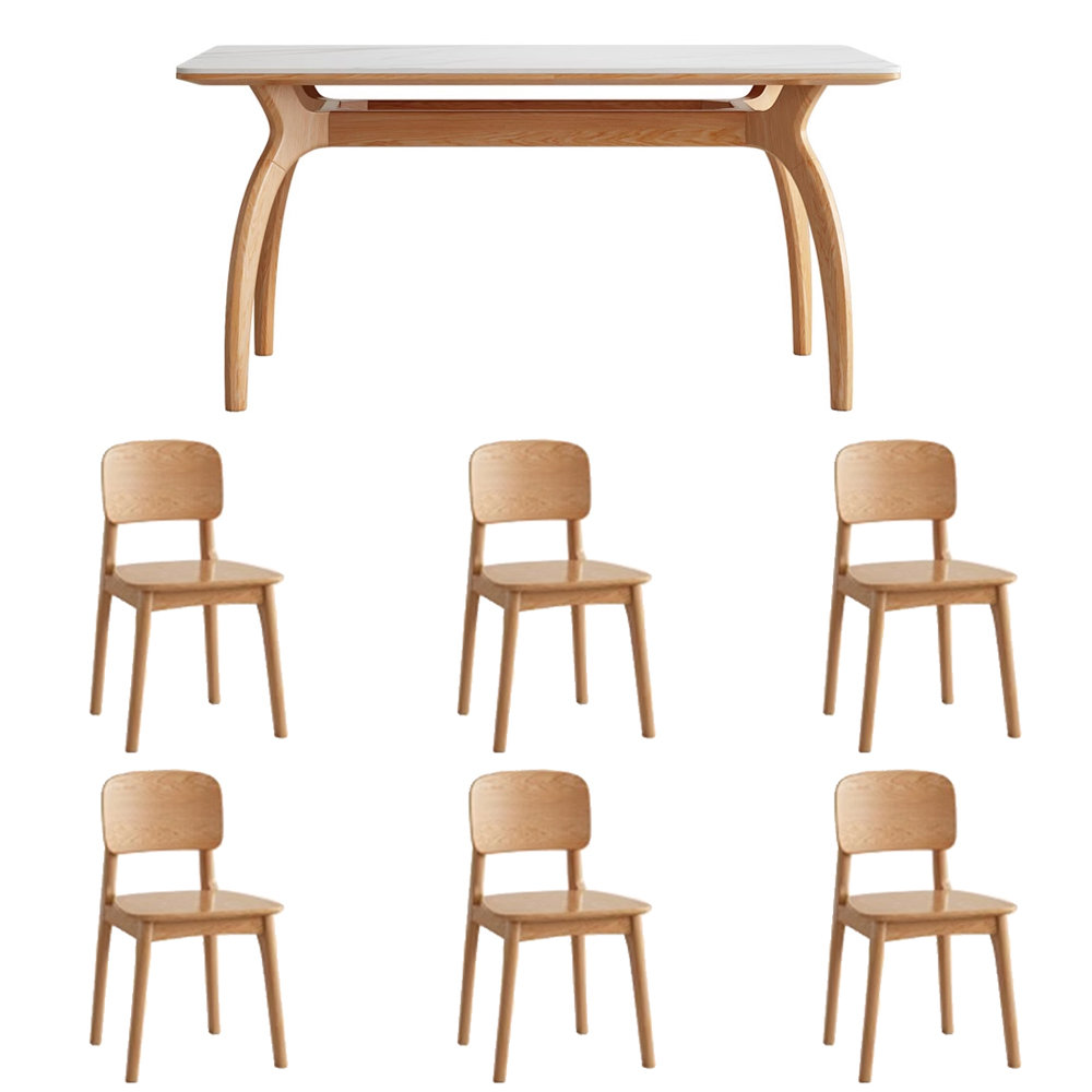 ZKuylo European modern simple dining table set | Wayfair