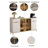 Everly Quinn 63" Modern Buffet Sideboard With Sintered Stone Top Fluted ...