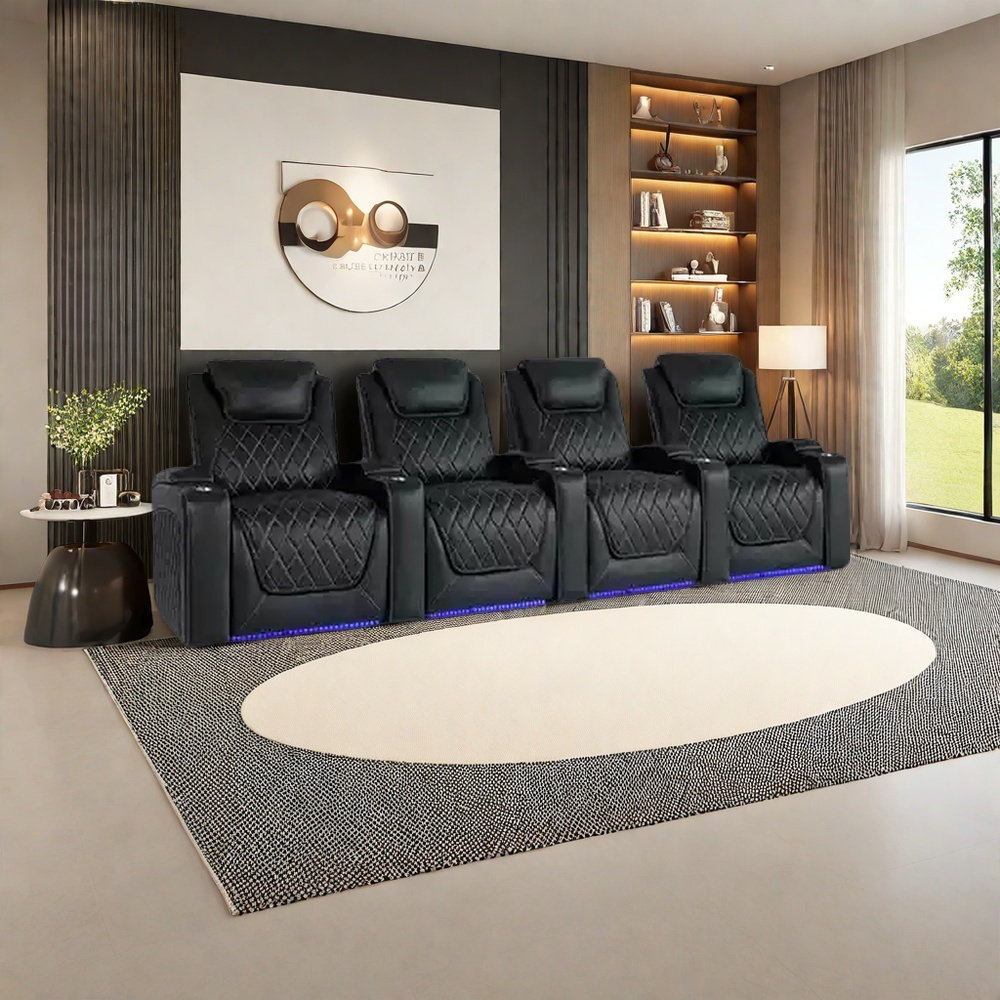 ANCOREY Home theater electric function sofa | Wayfair