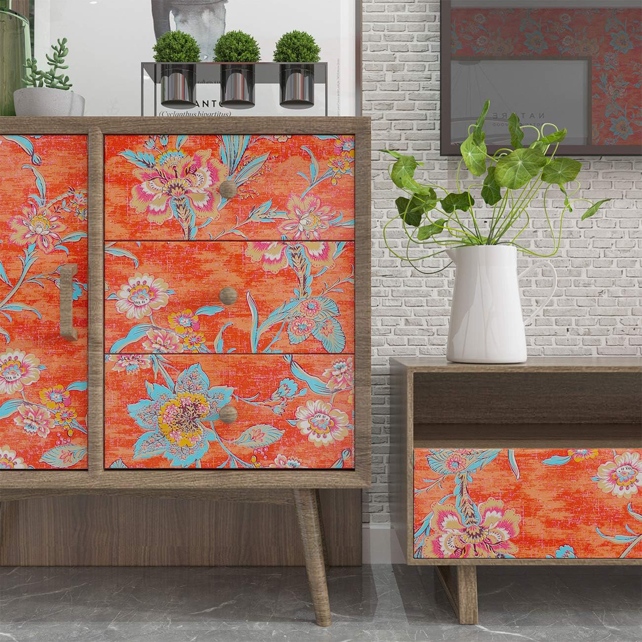 Red Barrel Studio Kashawn Peel & Stick Floral Wallpaper & Reviews ...