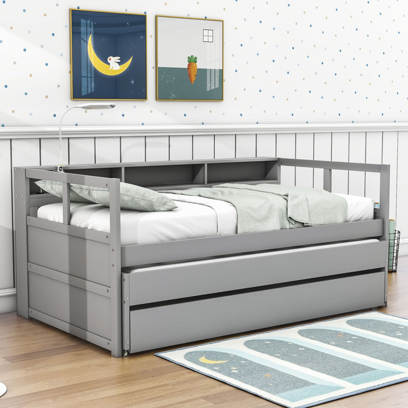 Wildon Home® Dhruv Extra-long Twin Daybed with Trundle | Wayfair