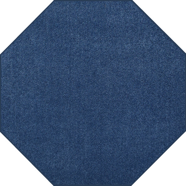 Ebern Designs Solid Color Octagon Shape Area Rugs Royal Octagon | Wayfair