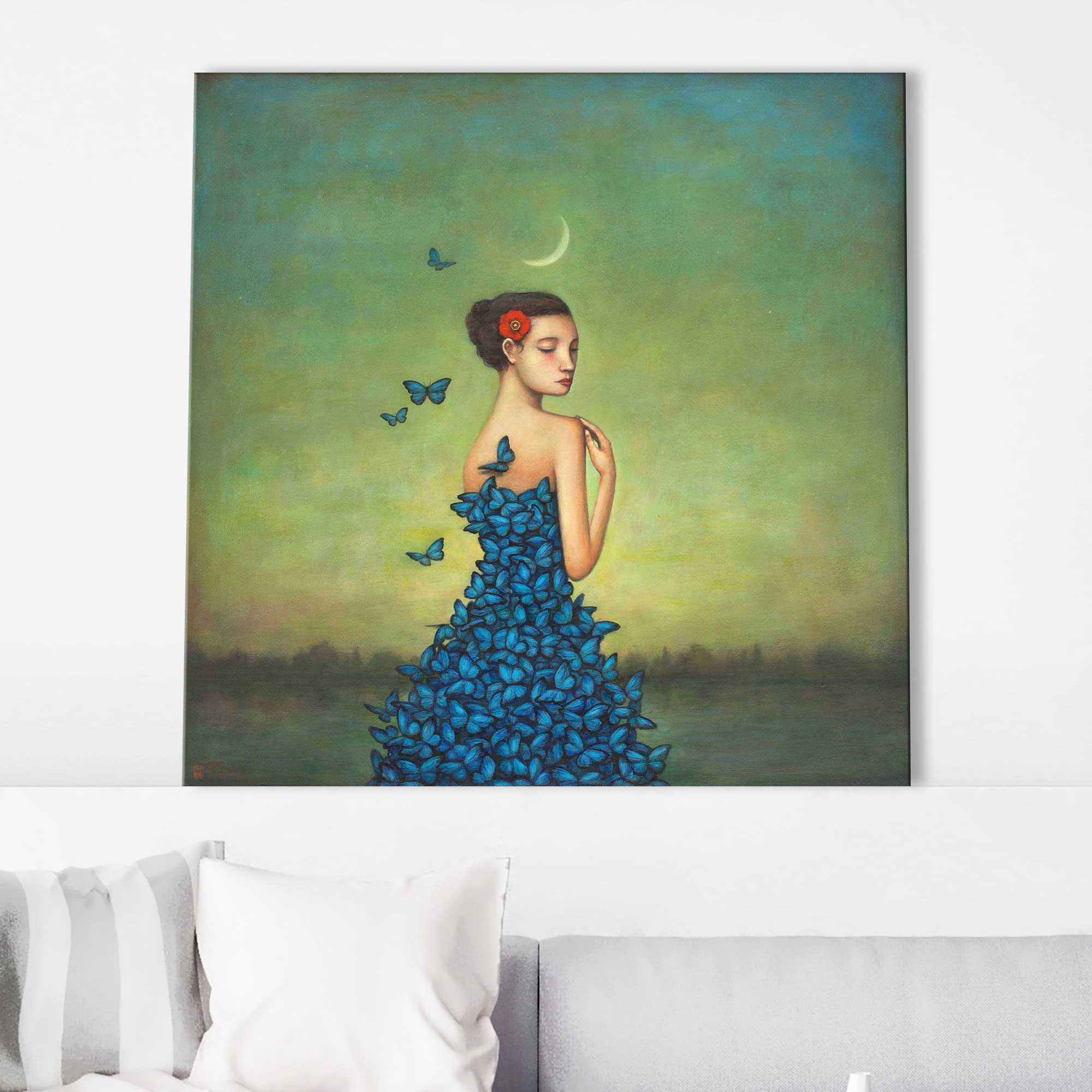 Red Barrel Studio® Metamorphosis in Blue by Duy Huynh - Painting | Wayfair