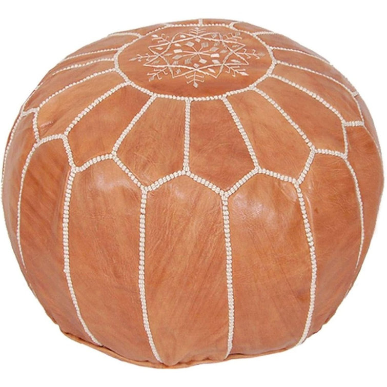 Dakota Fields Clesha Faux Leather Pouf - Wayfair Canada