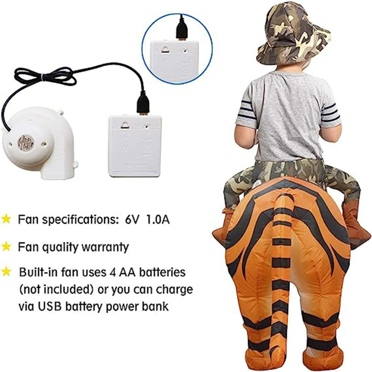 The Holiday Aisle® Ferrier Tiger Inflatable Costume - Wayfair Canada
