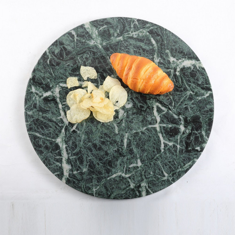 Koville Luxury Marble Granite Cutting Board for Kitchen,Round, 16*16in ...