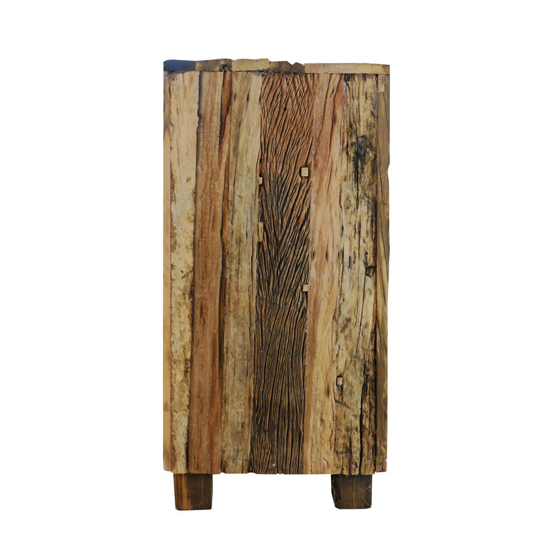 Far Pavilions Ranch Style Rustic Aged Rail Road Ties Repurposed Teak ...