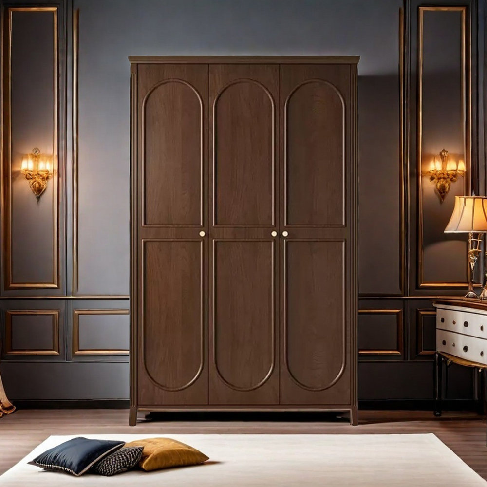 Lineyinmer American style country style retro wardrobe | Wayfair