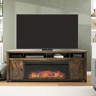 Loon Peak® Janoah TV Stand for TVs up to 85" with Electric Fireplace ...