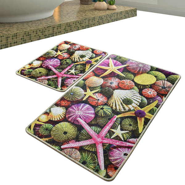 Haus am Meer 2-tlg. Badteppich-Set Kaci | Wayfair.de