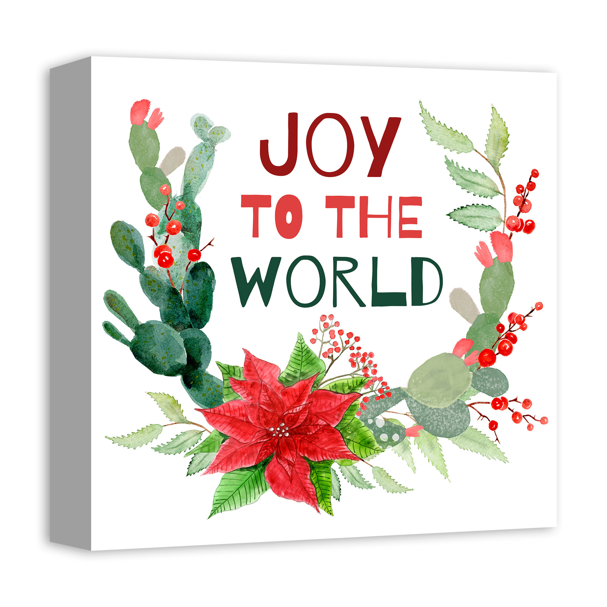Trinx Joy To The World Print On Canvas - Wayfair Canada