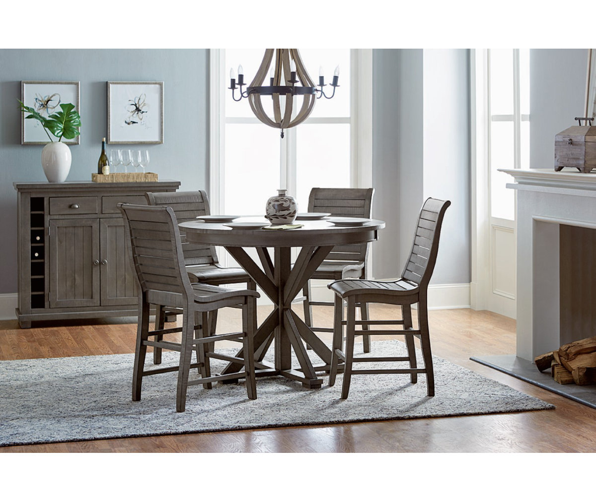 Laurel Foundry Modern Farmhouse® Ragnar Round Counter Height Dining ...