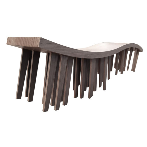 RobertAllenFabric Centipede Bench | Wayfair