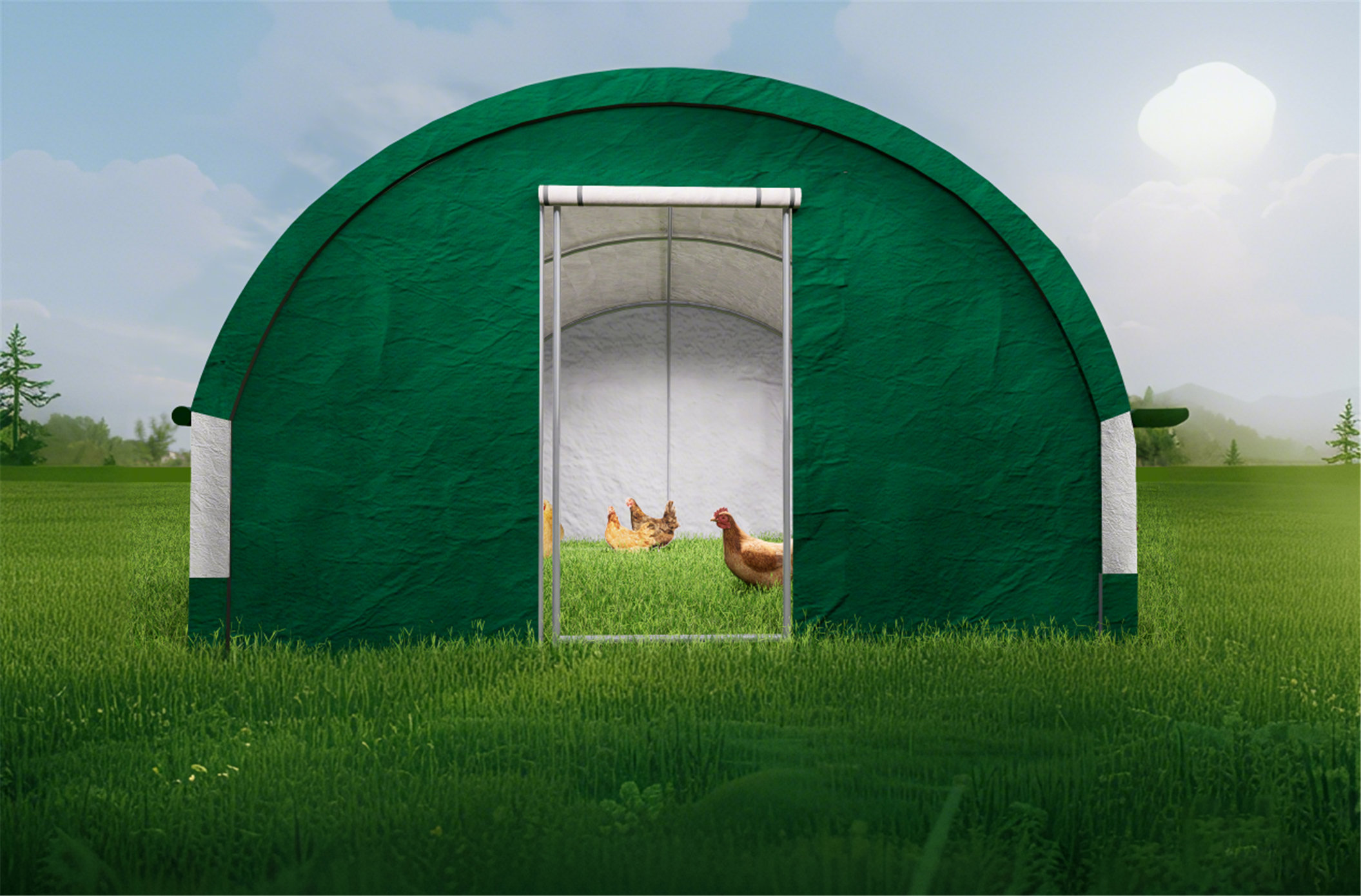 Modern Escapes Decor Outdoor 12ft×12ft Steel Frame Weather-Resist ...