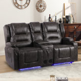 2 seat Theater Seating You'll Love | Wayfair