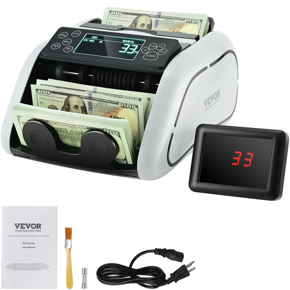 VEVOR Large LCD and External Display Cash Counters | Wayfair